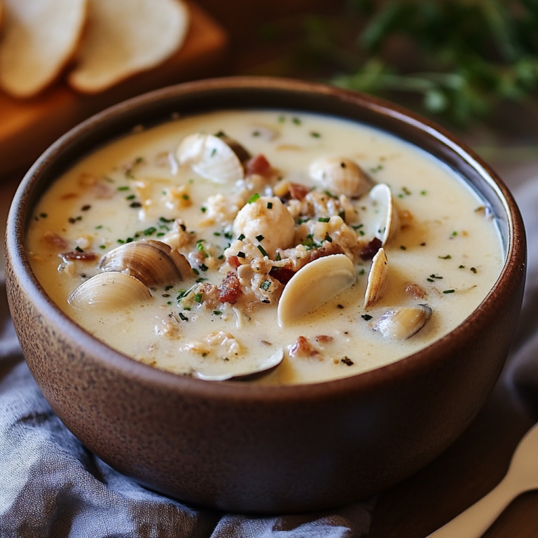 Classic Clam Chowder Recipe 🥣 – Anas Food