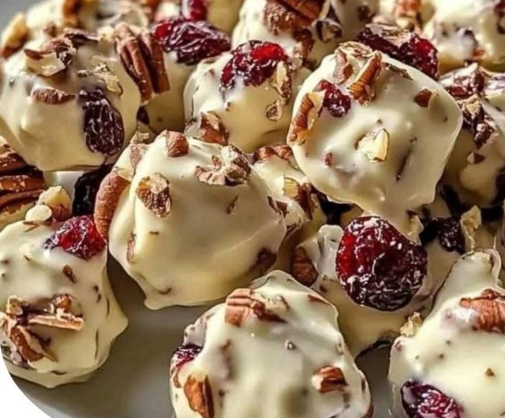 White Chocolate Cranberry Pecan Clusters – Anas Food
